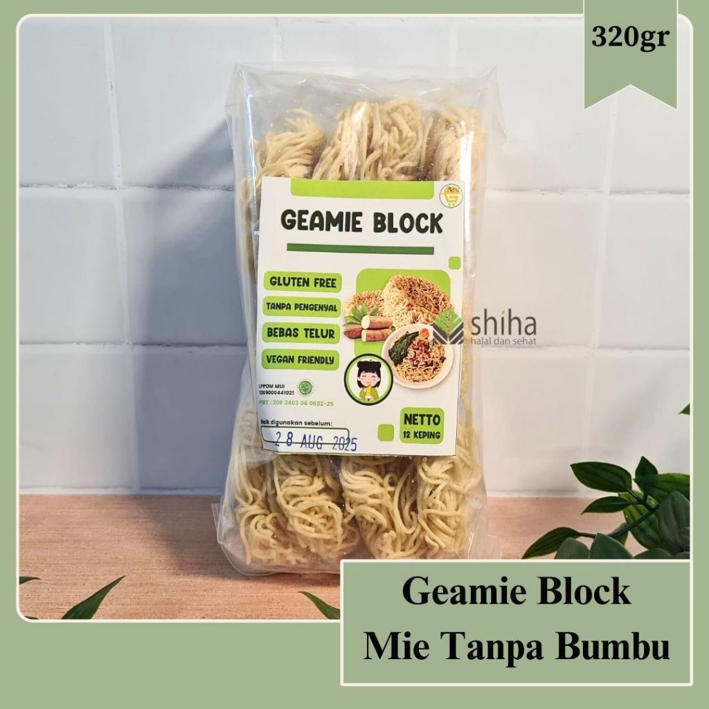 Geamie Block Gluten Free Seasoningless Noodles 12 pieces | Shopee Malaysia