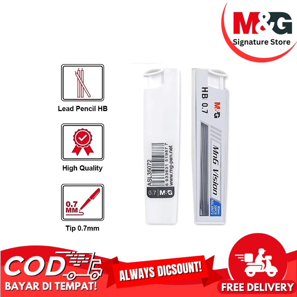 Refill Pencil Mechanic HB M&G ASL35071 Mechanical Pencil Contents HB ...