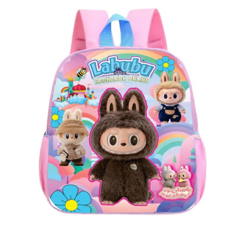 Labubu Doll Character Children's Backpack/Labubu Doll Preschool ...