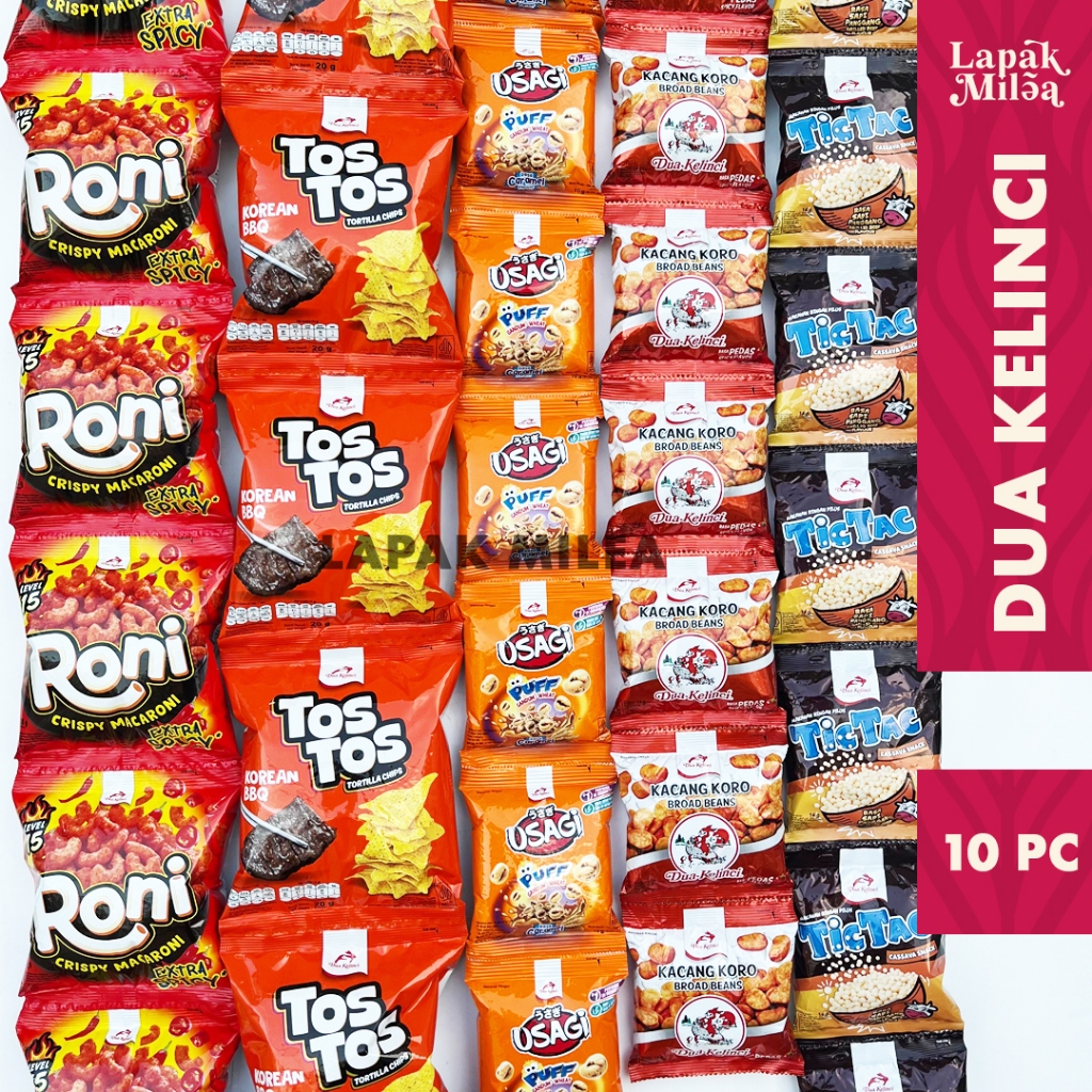 Two RABBITS TORTILA CHIPS TOS / RONI / TICTAC / SUKRO / KORO BEANS ...