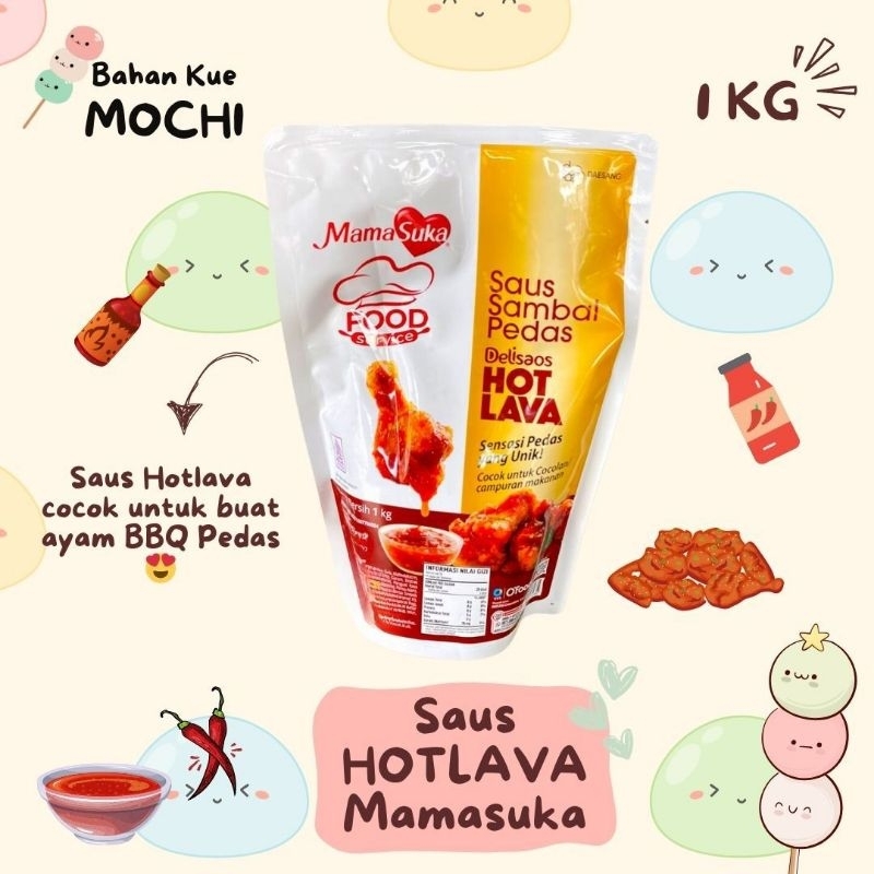 Mamasuka Hot Lava Spicy Chili Sauce 1 KG | Shopee Malaysia