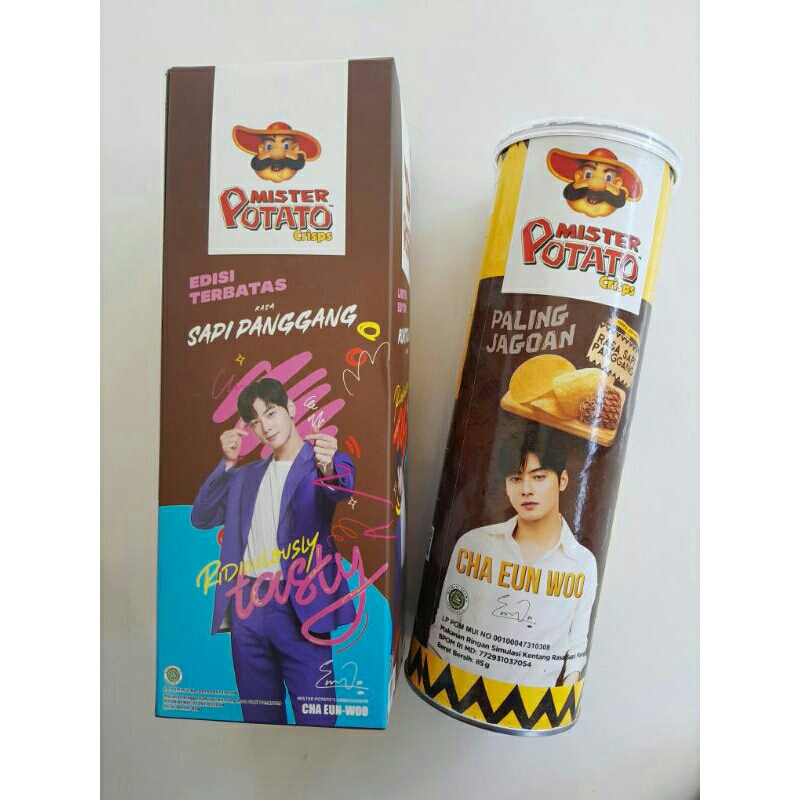Cha Eun Woo x Mister Potato (BOX ONLY) | Shopee Malaysia