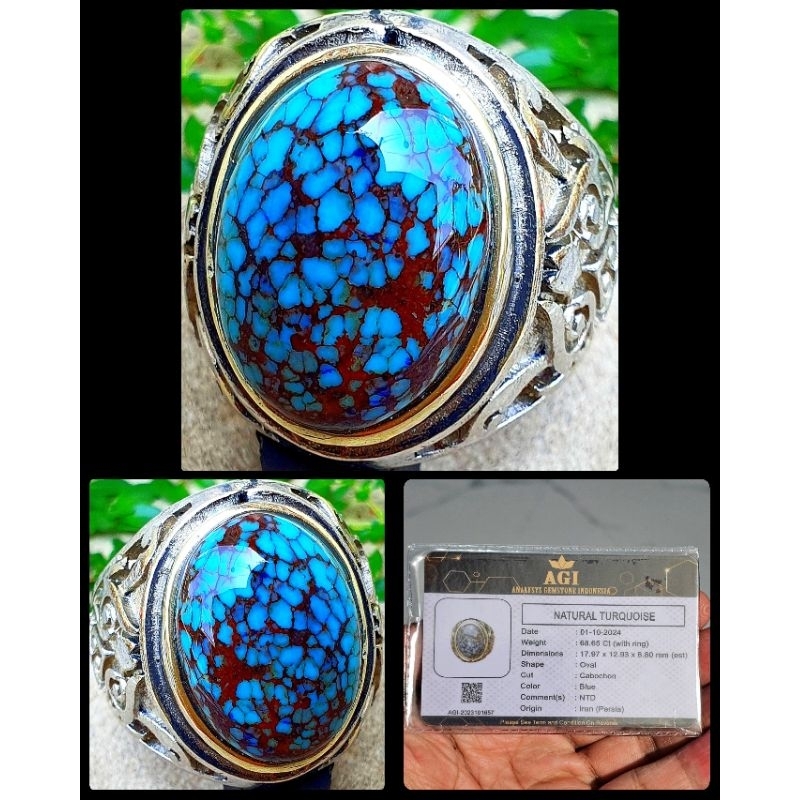 Ancient IRAN TURQUOISE RING (SCHEDULE BODY) | Shopee Malaysia