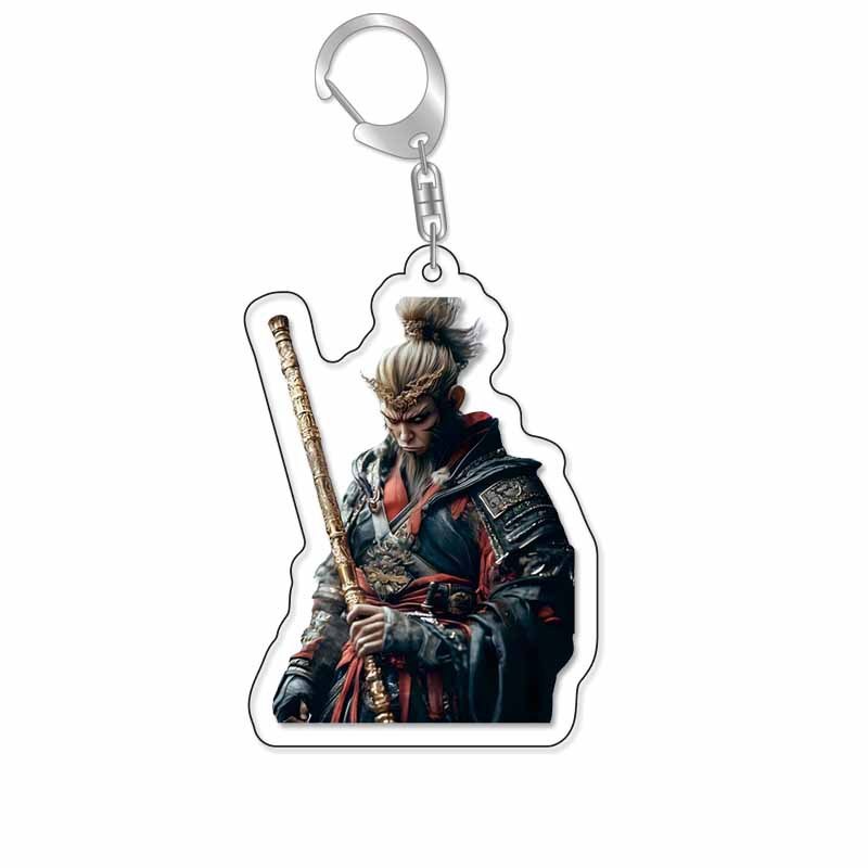 GANTUNGAN Keychain Black Myth: Wukong Transparent Acrylic Keychain Sun ...