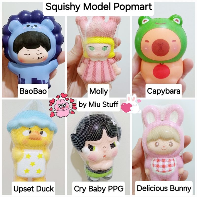 Squishy Toys Upset Duck Popmart Duck Ngambek Crybaby PPG Powerpuff ...
