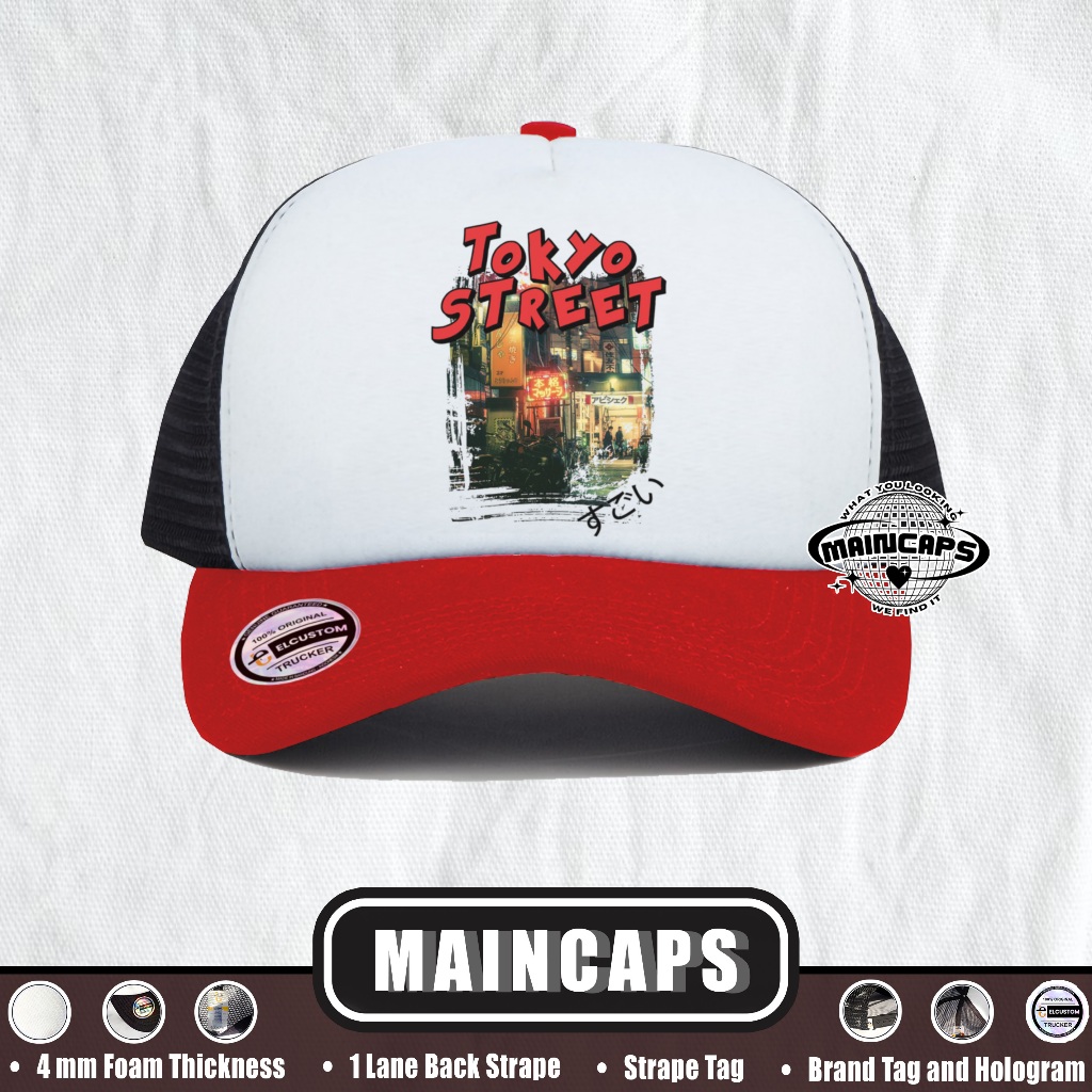 Maincaps - TOKYO STREET snapback hat / Custom / Own Design / Trucker ...