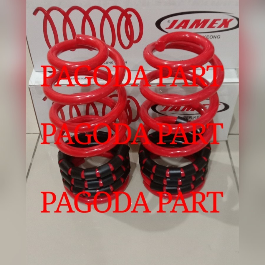 Per Conch COIL SPRING JAMEX Progressive PREMIUM Soft ALL NEW RUSH Rear ...