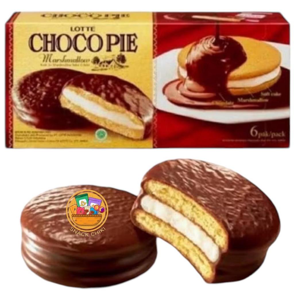 Lotte Chocopie 28gr (Contains 12pcs) / Choco pie chocolate cheese ...