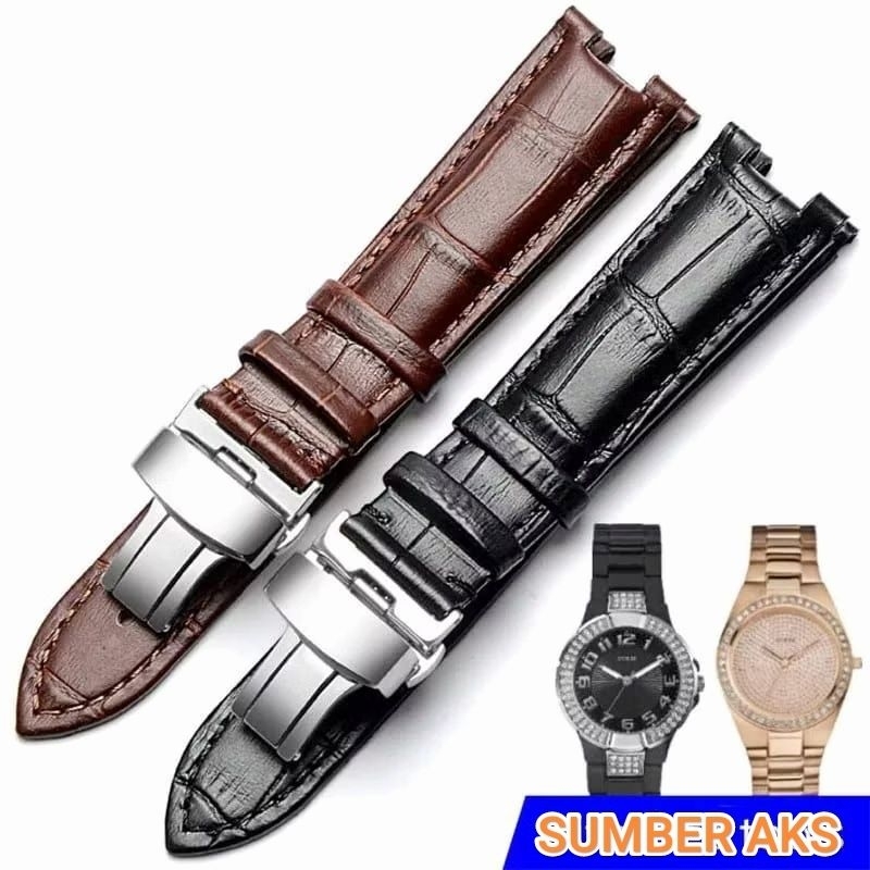 Gc GUESS Collection Watch Strap GC GUESS 22mm Leather Watch Strap ...