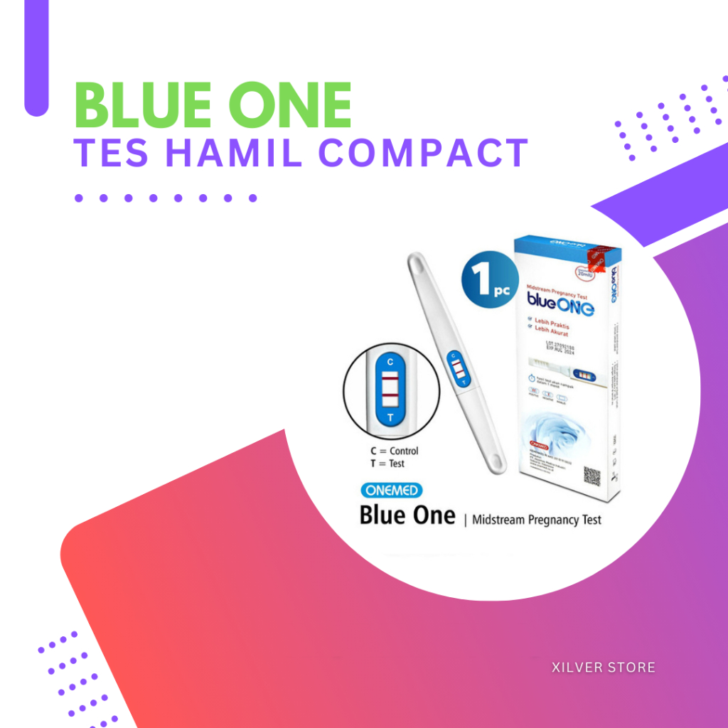 Onemed Blue One Compact Pregnancy Test Blueone Pregnancy Testpack ...