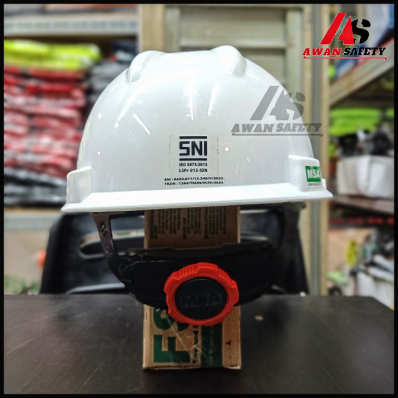 PUTIH LOKAL Original Fastrack White MSA Safety Helmet/Local MSA Safety ...