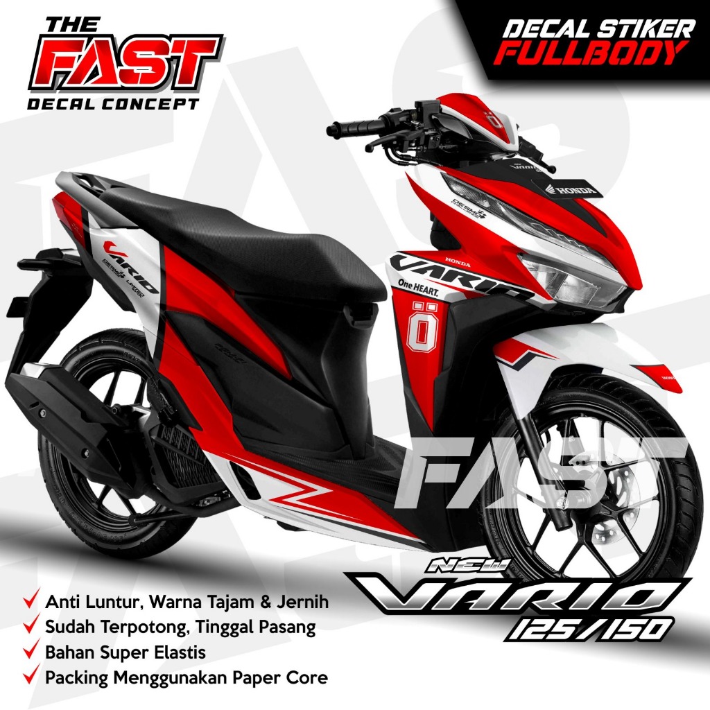 Honda Decal Sticker Vario Full Body All New 150 125 Years 2018 2019 ...