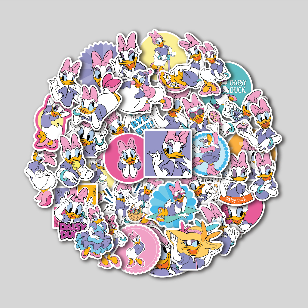 Daisy DUCK STICKER PACK | Tumblr STICKER | Helmet Suitcase LAPTOP ...