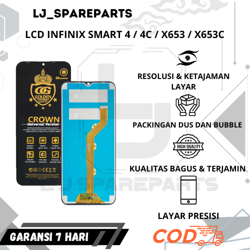 Infinix SMART 4 / 4C / X653 / X653 / X653C FULLSET COMPLETE ORIGINAL ...