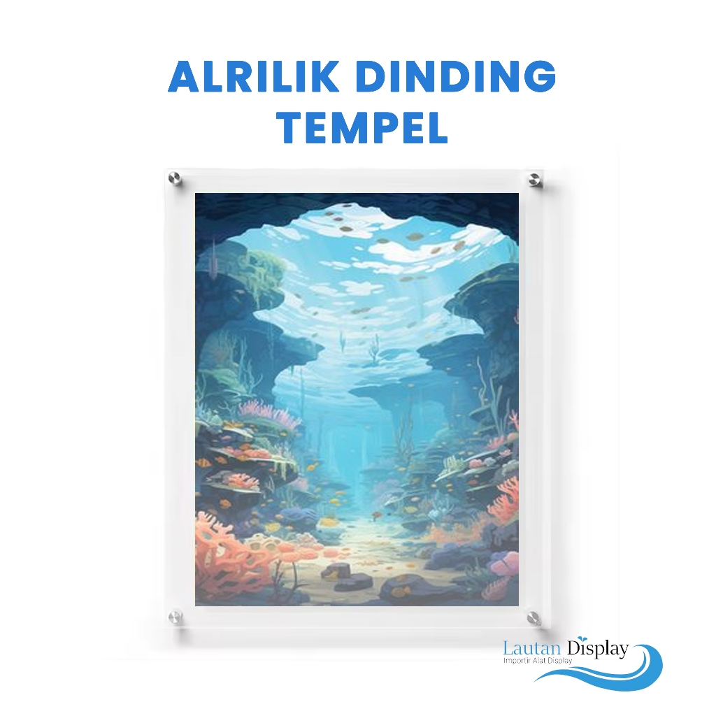 Wall Frame Acrylic Wall Mount Display Poster Products Acrylic Mading ...