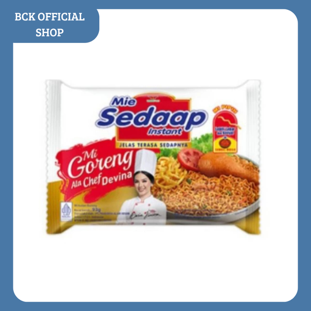 Mie Sedaap Goreng Latest Variant by Chef Devina 40*93gr (1KARTON ...