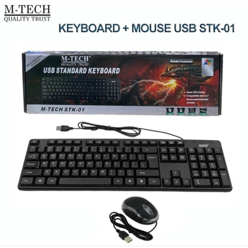 Stk 01 USB Keyboard/Mouse Keyboard | Shopee Malaysia
