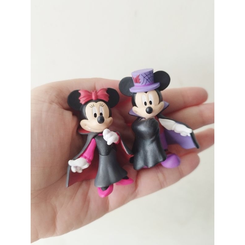 Disney Halloween Mickey Minnie Mouse Figure - Couple Vampire (2pcs ...