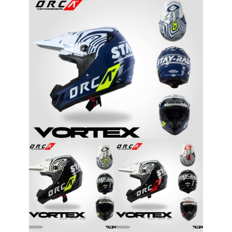 ORCA RSV HELMET NEW 2024 ORCA RSV 2024 SECOND MOTOCROSS TRAIL HELMET ...