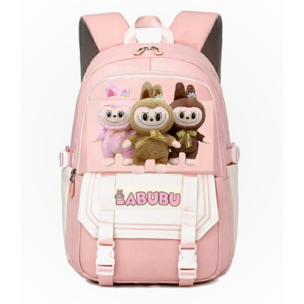 New LABUBU Kindergarten/SD/SMP/SMA School Children's Backpack | Shopee ...
