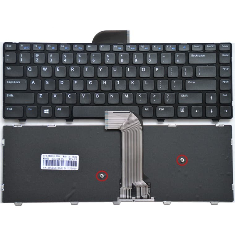 Dell Inspiron Laptop Keyboard 14-3421 14R-3421 14-5421 14R-5421 ...