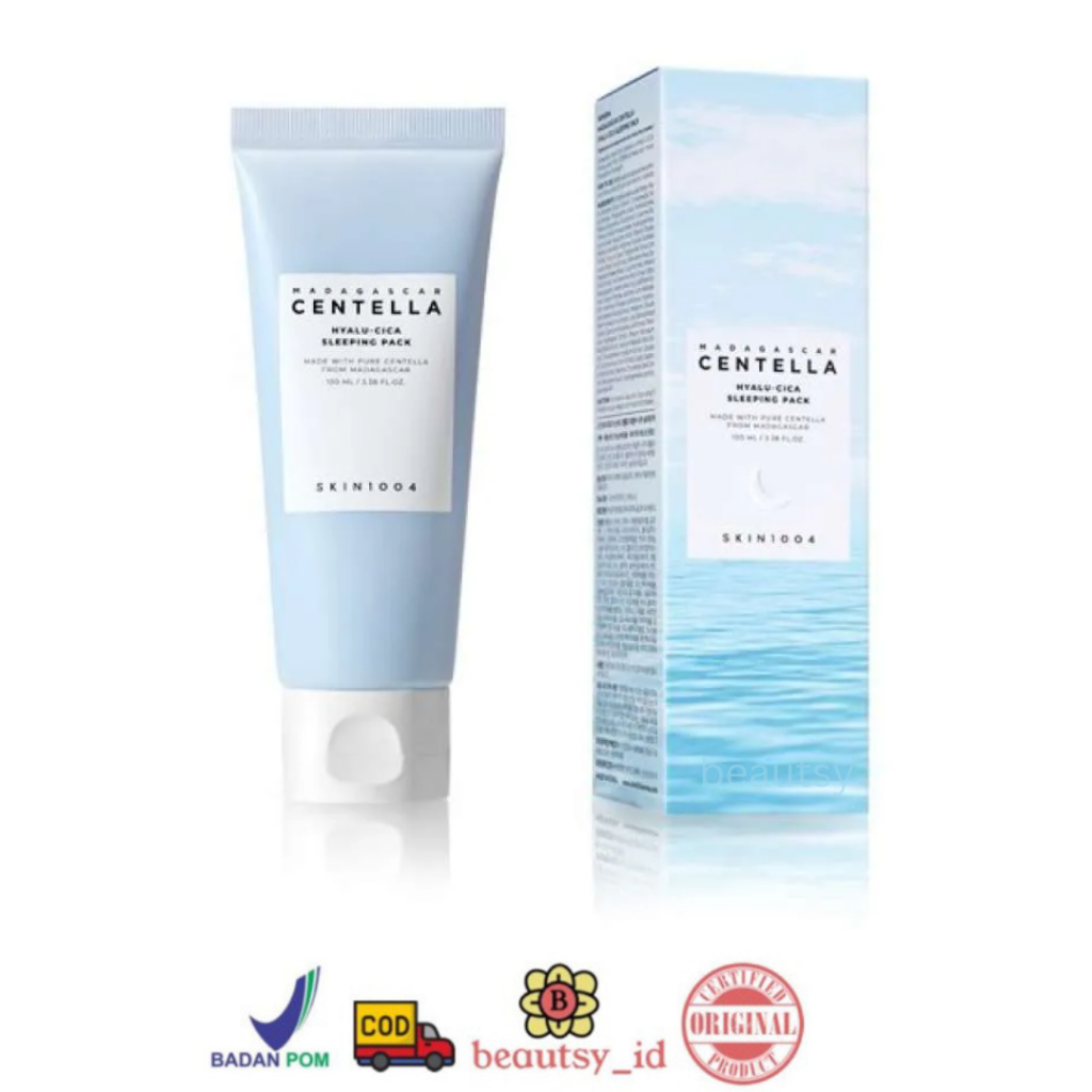 Skin1004 Madagascar Centella Hyalu Cica Sleeping Pack 100ml Moisturizer ...