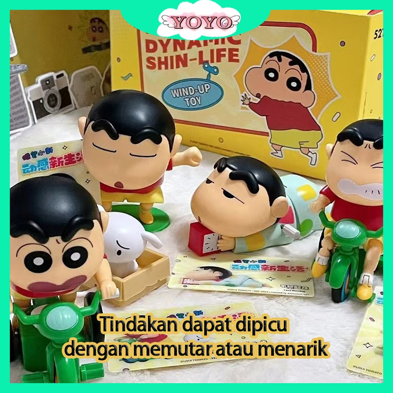 Yoyo Movable wind toy Crayon Shinchan Dynamic Shin-Life Series | Shopee ...