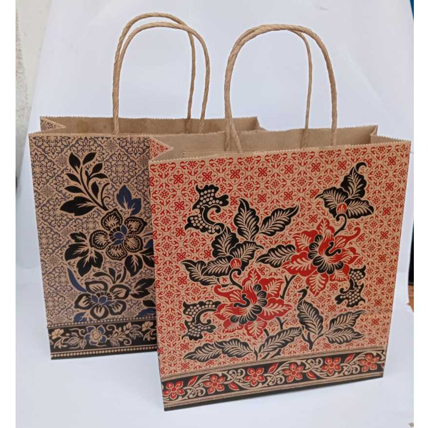 1 Pack 10 Pcs Paper Bags BATIK By Okey Kraft Goodie Bag/ Small Batik ...