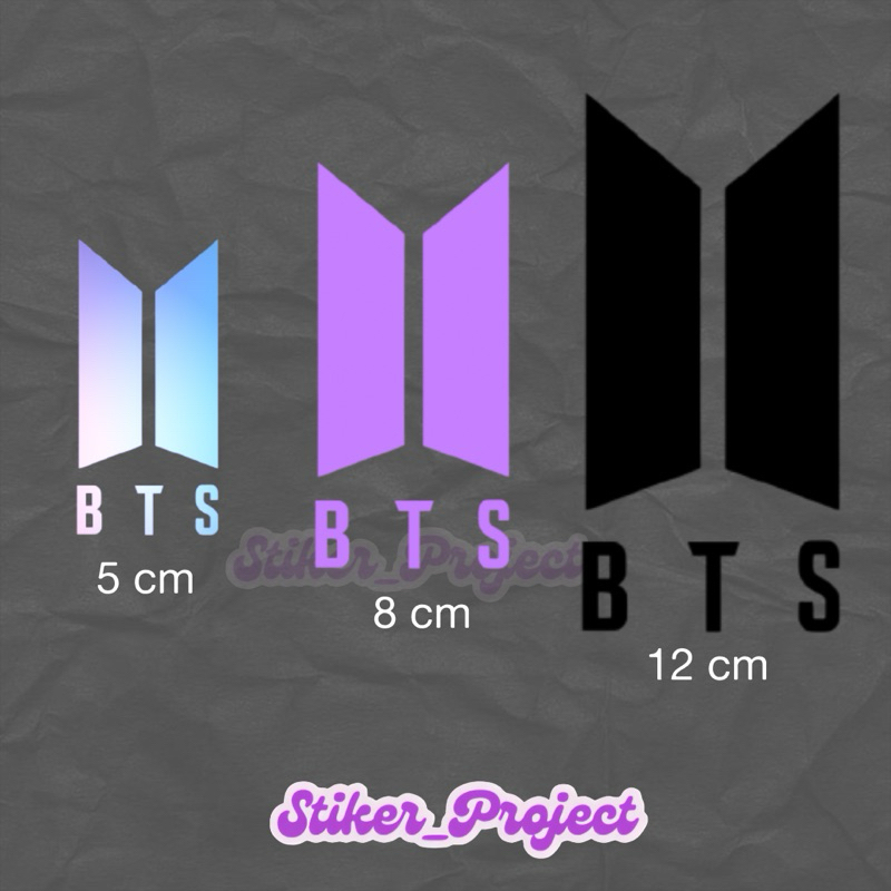 Sticker Cutting BTS army kpop logo stickers | Shopee Malaysia
