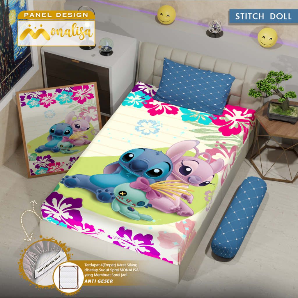 MONALISA - PREMIUM SCREEN SHEET PANEL SET 90/100/120/140/160/180 MOTIF ...