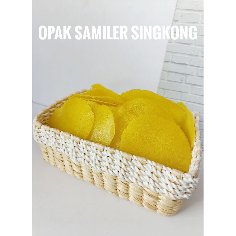 Best Quality Opak Samiler Cassava Raw Crackers 1kg | Shopee Malaysia
