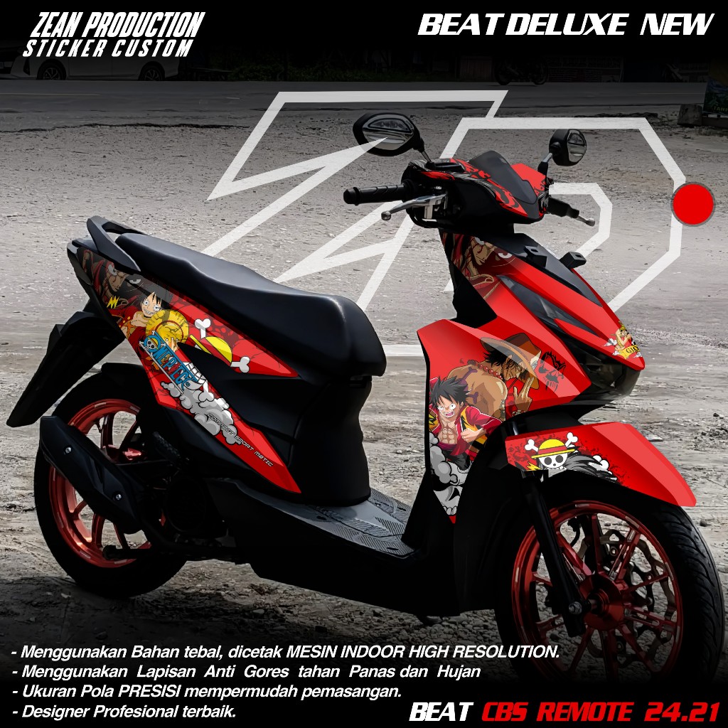 Newest Decal Sticker Full body Honda Beat CBS STREET 2024 2025 Smart ...