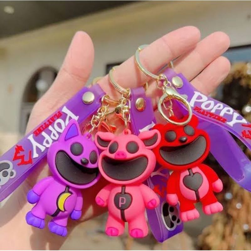 GANTUNGAN Keychain Smiling Critters Poppy Playtime Skibidi Toilet ...