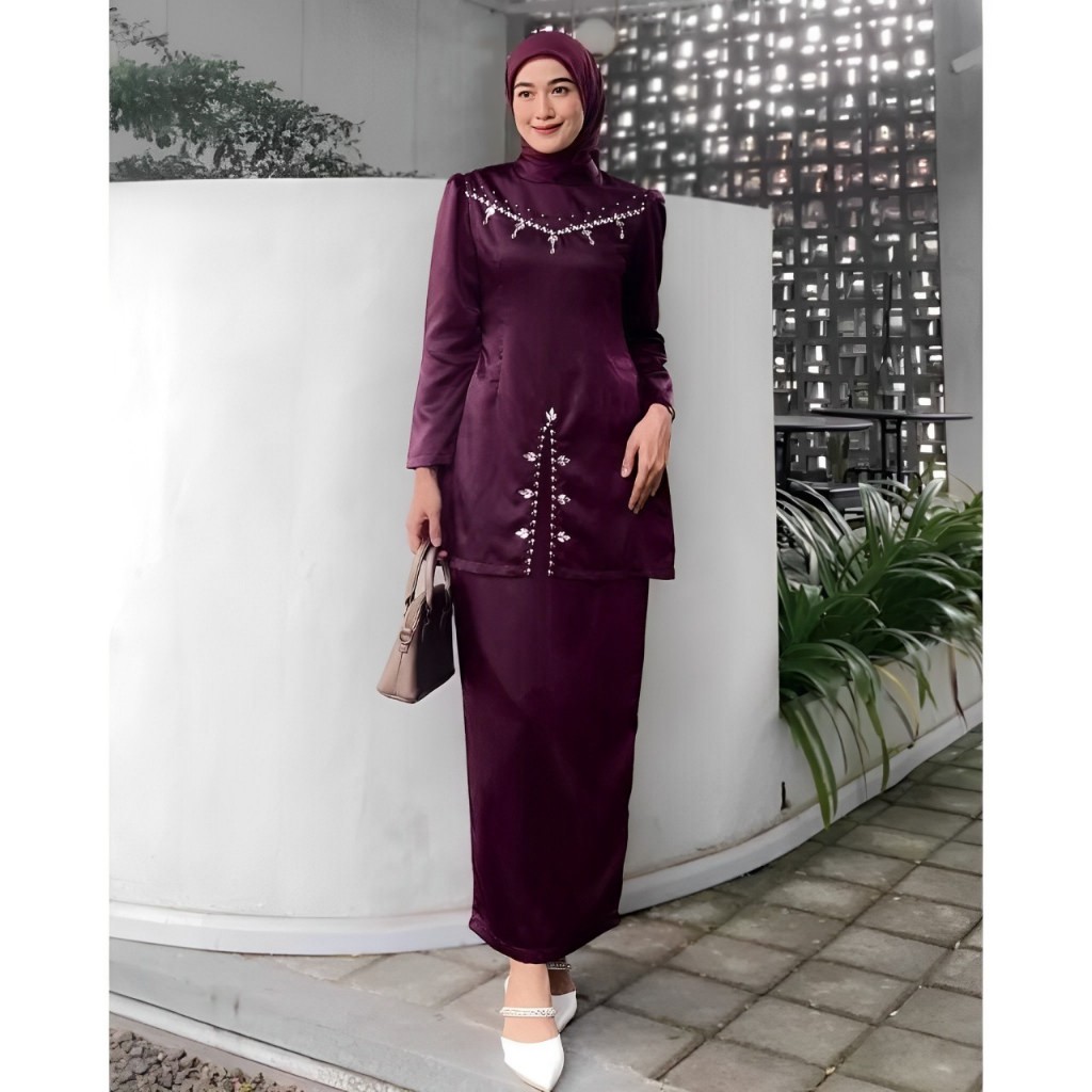 Fayra Baju Kurung Melayu Oneset Contemporary Invitation Simple ...
