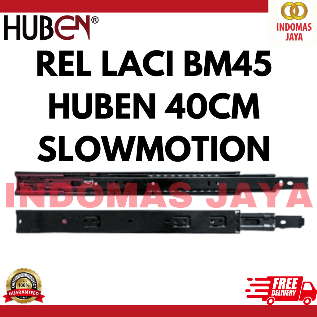 Huben SLOW MOTION BM-45 DRAWER RAIL, SLOW MOTION DRAWER RAIL, HUBEN ...