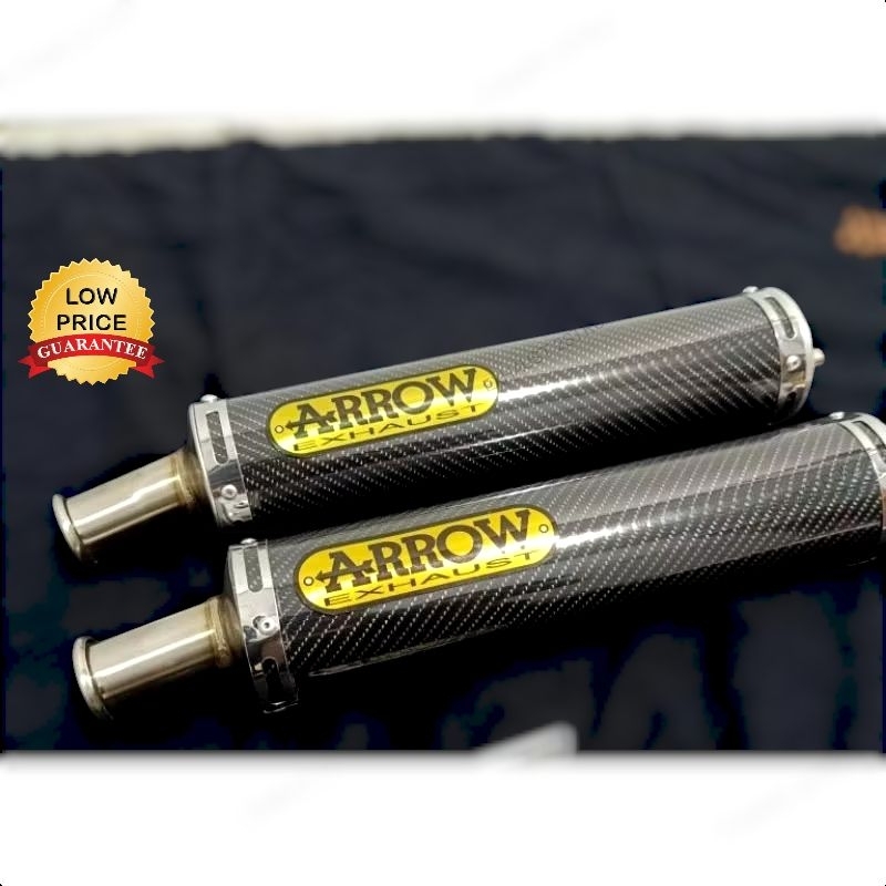 The end of the 2 stroke ARROW pipe has 3 holes. Pipe tip + Gasket 3 ...