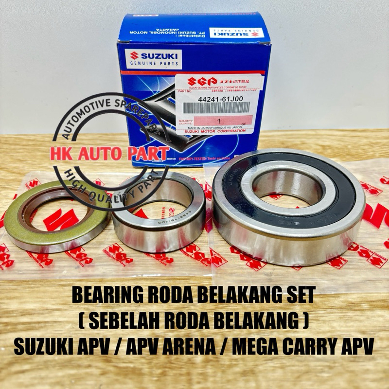 Rear WHEEL LAHAR BEARING SET (WHEELS) SUZUKI APV / APV ARENA MEGA CARRY ...