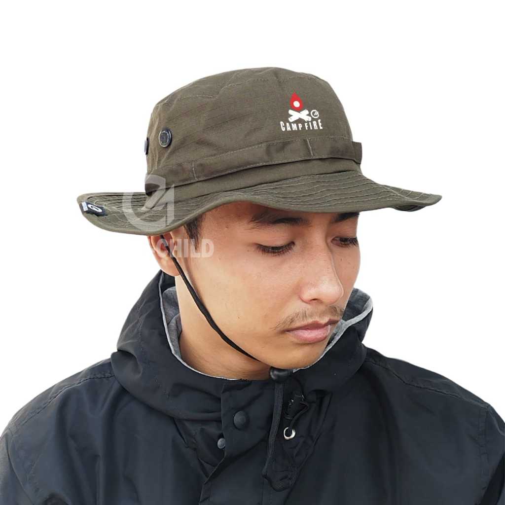 Premium Campfire Mountain Hat for Men and Women Adults Jungle Hat ...