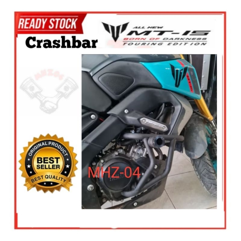 Crashbar Yamaha mt15 engine guard mt15 new born | Shopee Malaysia