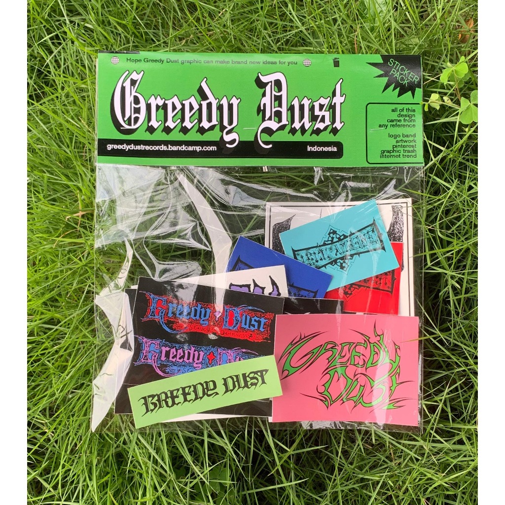 Greedy Dust Indonesia Sticker Pack | Shopee Malaysia