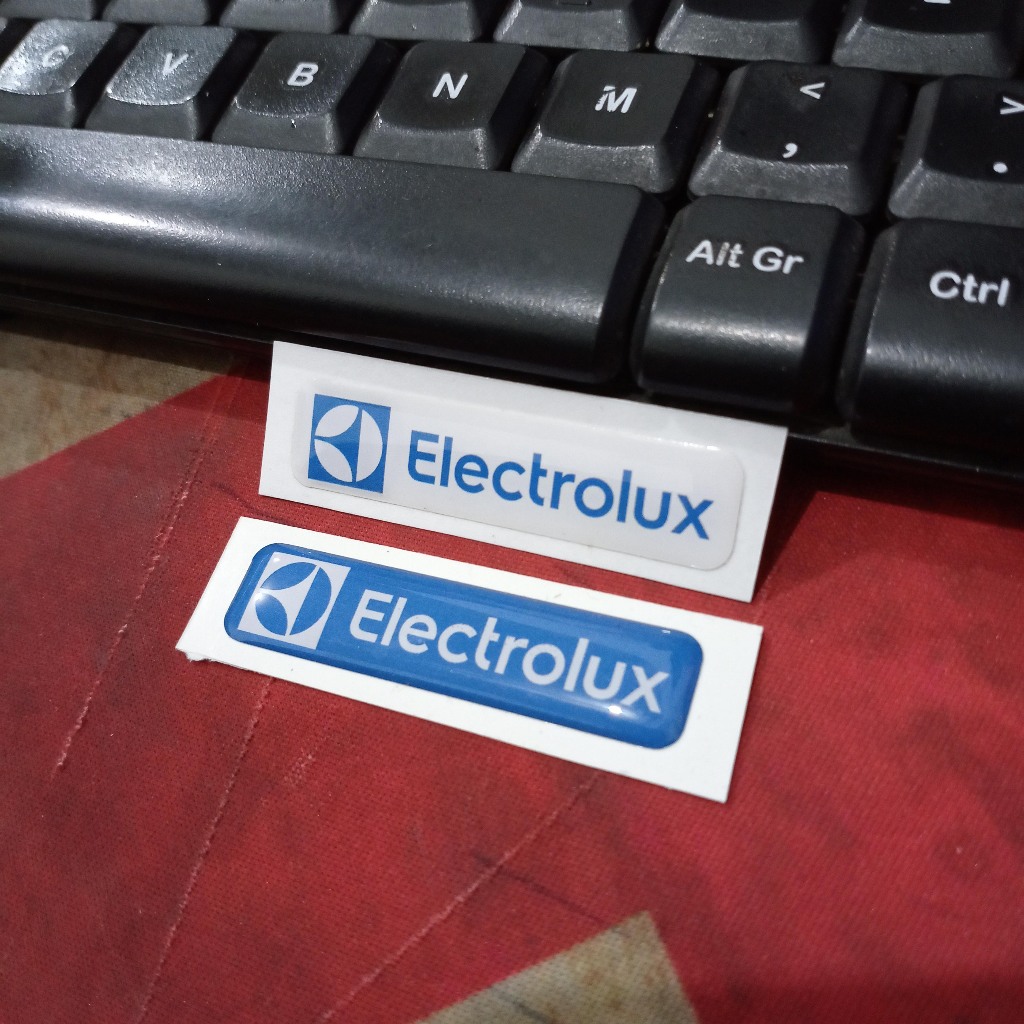 Electrolux Resin Embossed Sticker Lycal Flexible 3D Small Logo Sticker ...