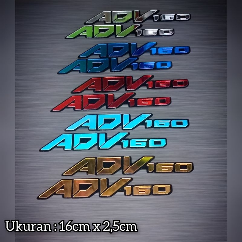 HONDA ADV 160 3D ACRYLIC embossed EMBLEM PRICE FOR A PAIR | Shopee Malaysia