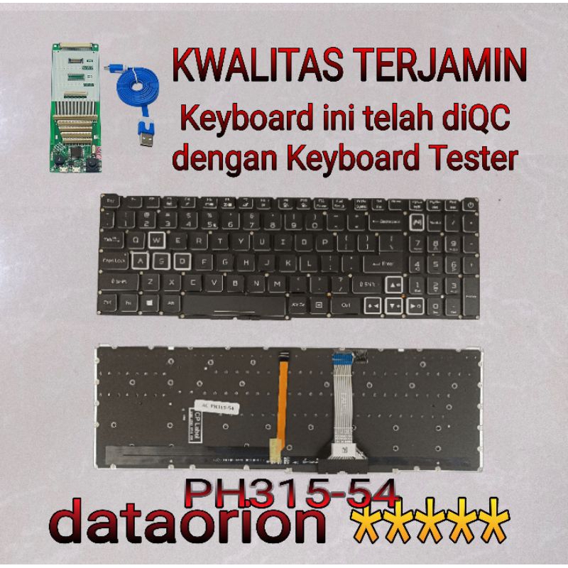 Acer Predator Helios 300 PH315-54 RGB Backlight Keyboard | Shopee Malaysia