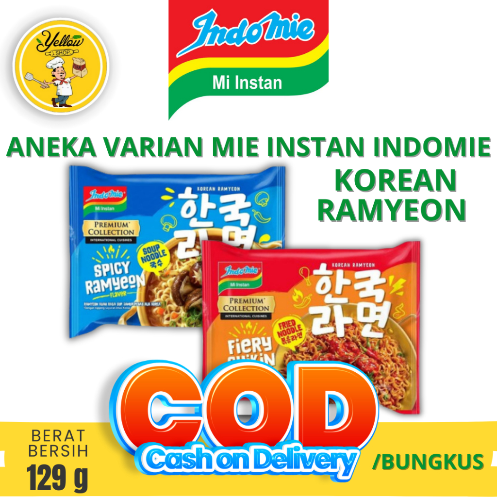 INDOMIE KOREAN RAMYEON PREMIUM COLLECTION / INSTANT NOODLES / BUNGKUS | Shopee Malaysia