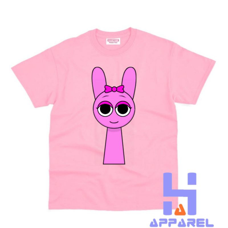 CHILDREN'S CLOTHING INCREDIBOX SPRUNKI PINK PINKY CHILDREN'S T-SHIRTS ...