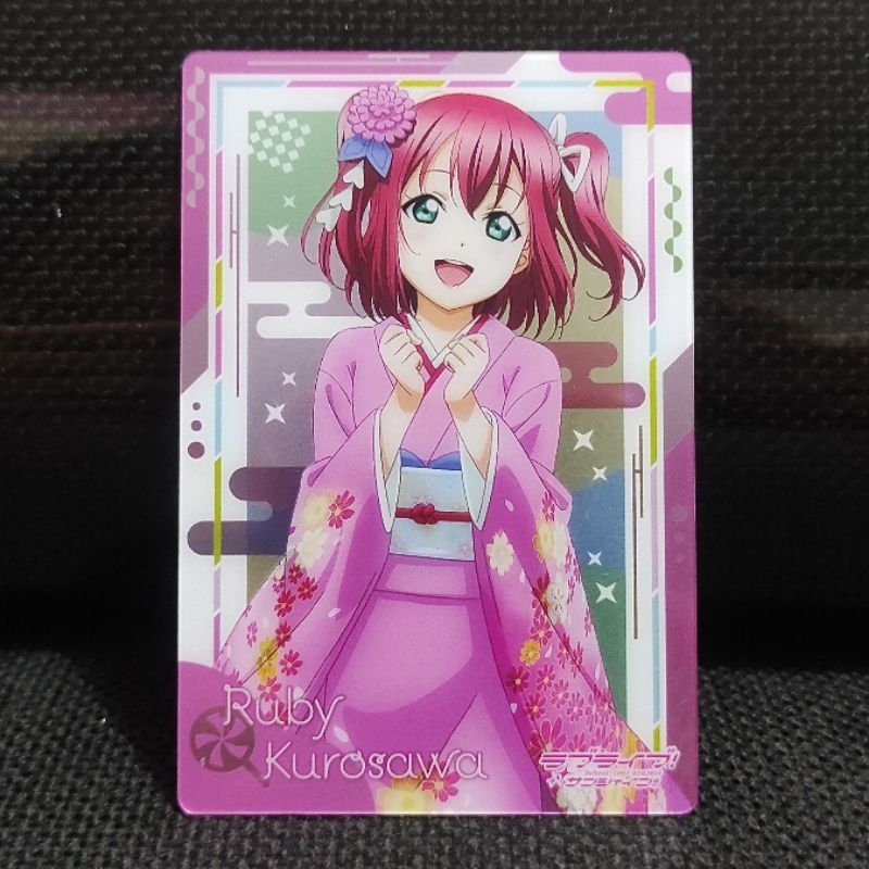 Original Love Live Aqours Kurosawa Ruby Kimono Wafer Card | Shopee Malaysia