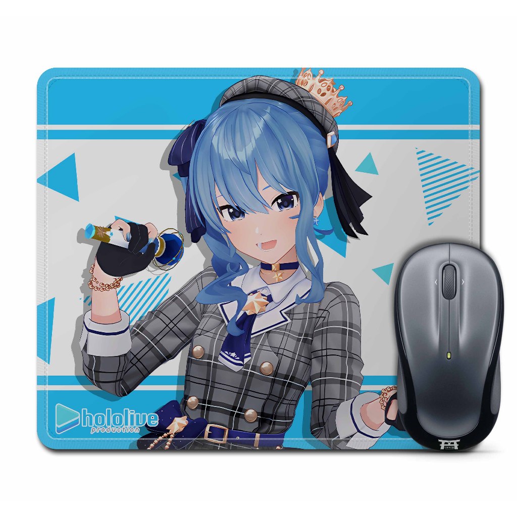 Hoshimachi SUISEI Basic anime gaming Mouse pad - HOLOLIVE JP Rubber ...