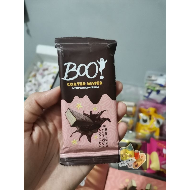 (HALAL) Boo Coated Wafer Cream All Variants | Shopee Malaysia