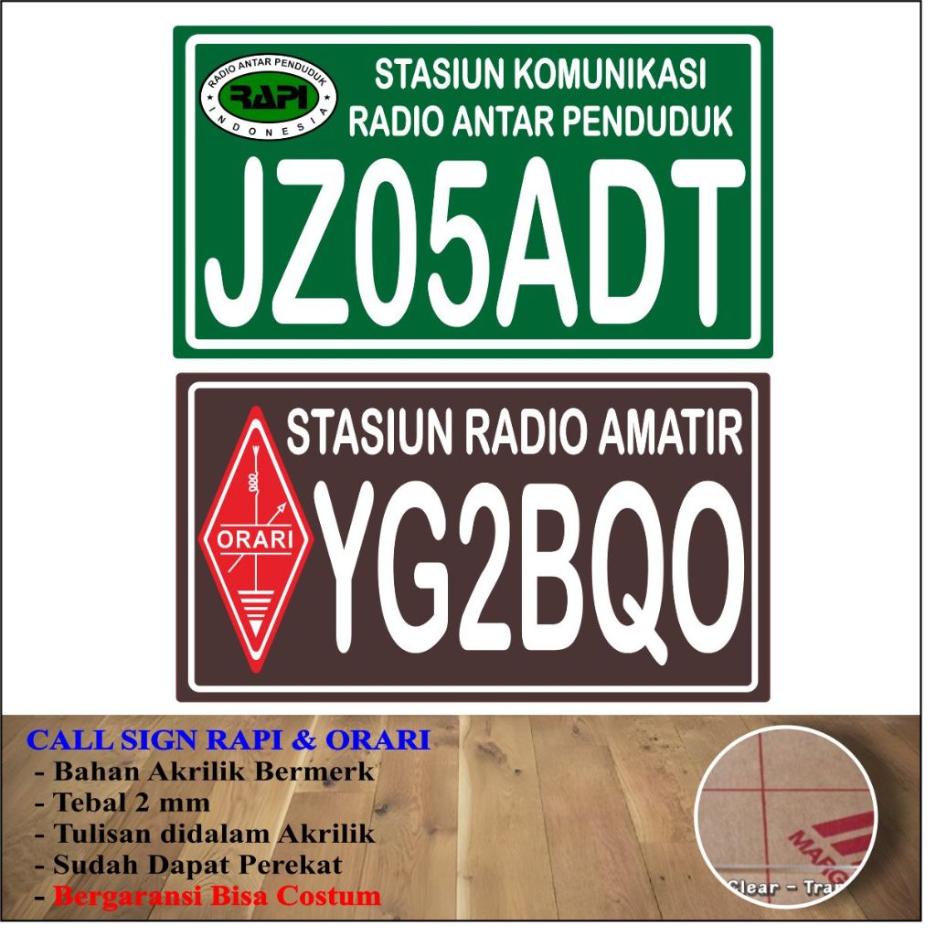 Call SIGN BOARD ORARI NEAT RADIO ACRYLIC | Shopee Malaysia
