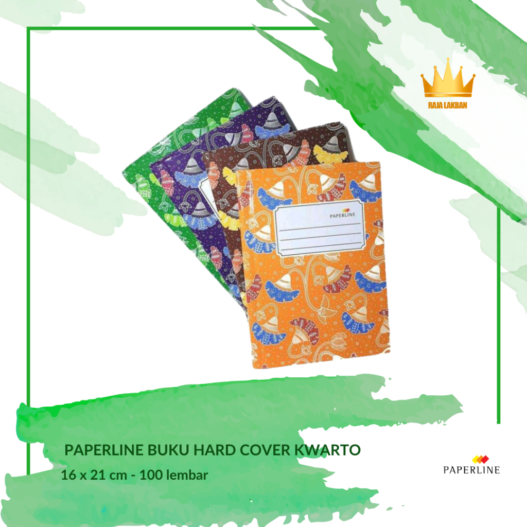 Hard cover book Kwarto Paperline notebook / 100 Sheets | Shopee Malaysia